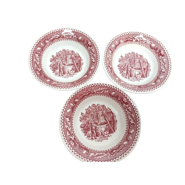 Red Transferware - Etsy