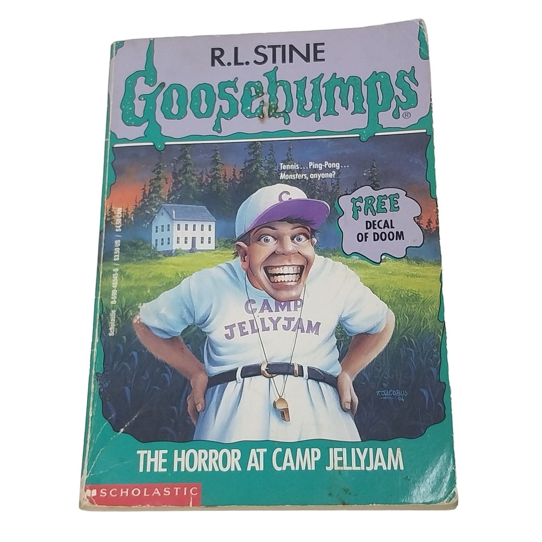 Goosebumps # 33 the Horror at Camp Jellyjam PB Book First Edition Decal ...