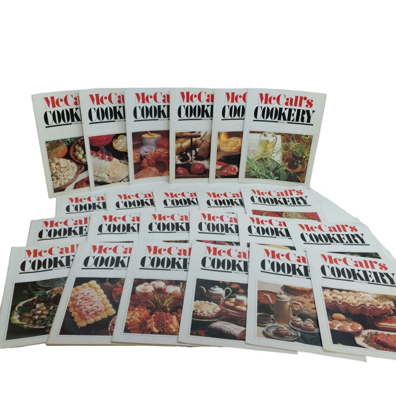 Vintage Cookbook Set - Etsy