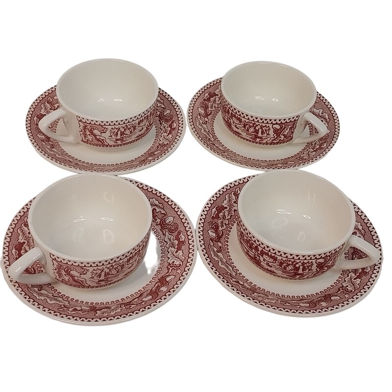 Red French Toile - Etsy