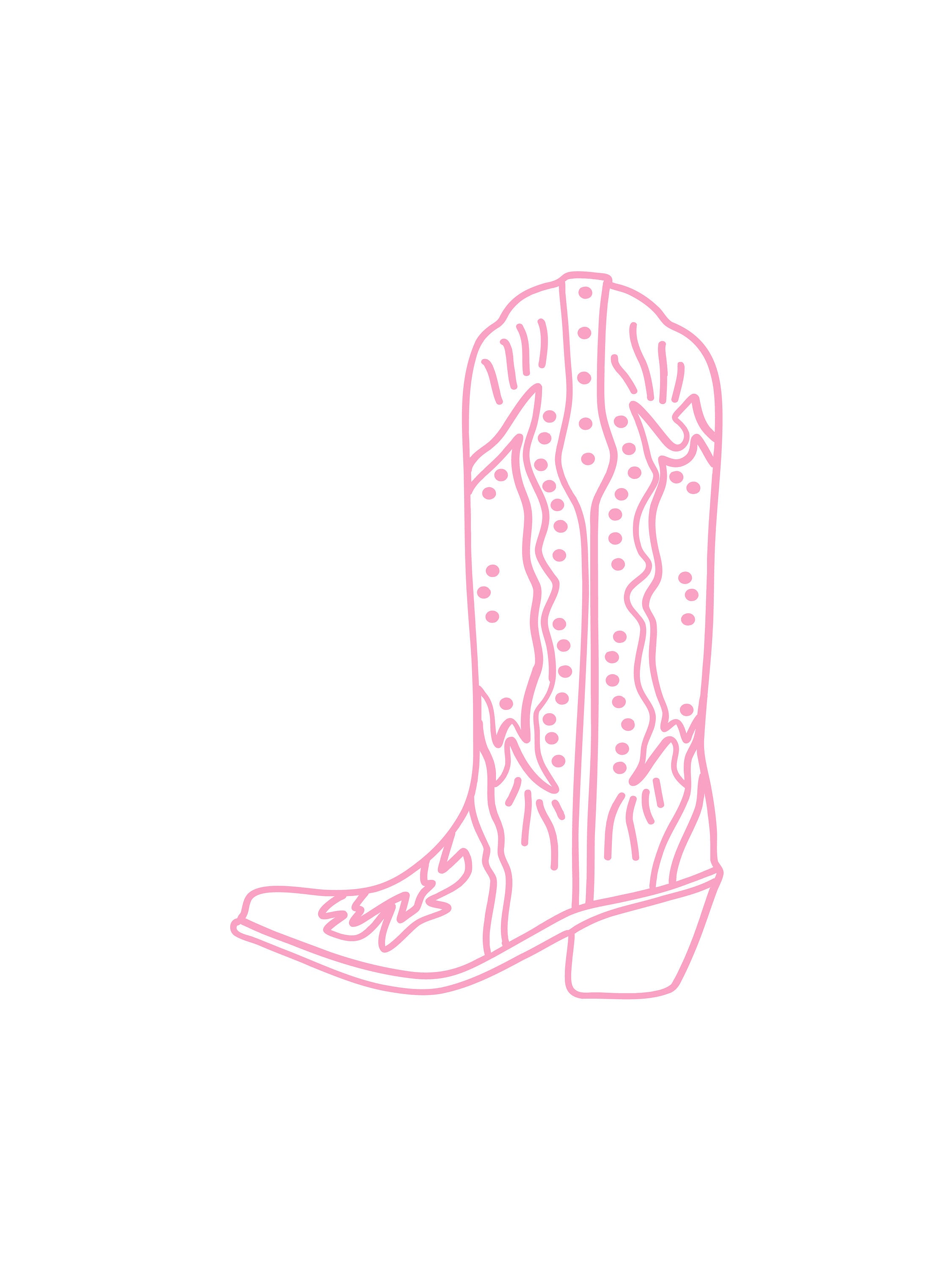 Cowboy Boot Digital Download - Etsy