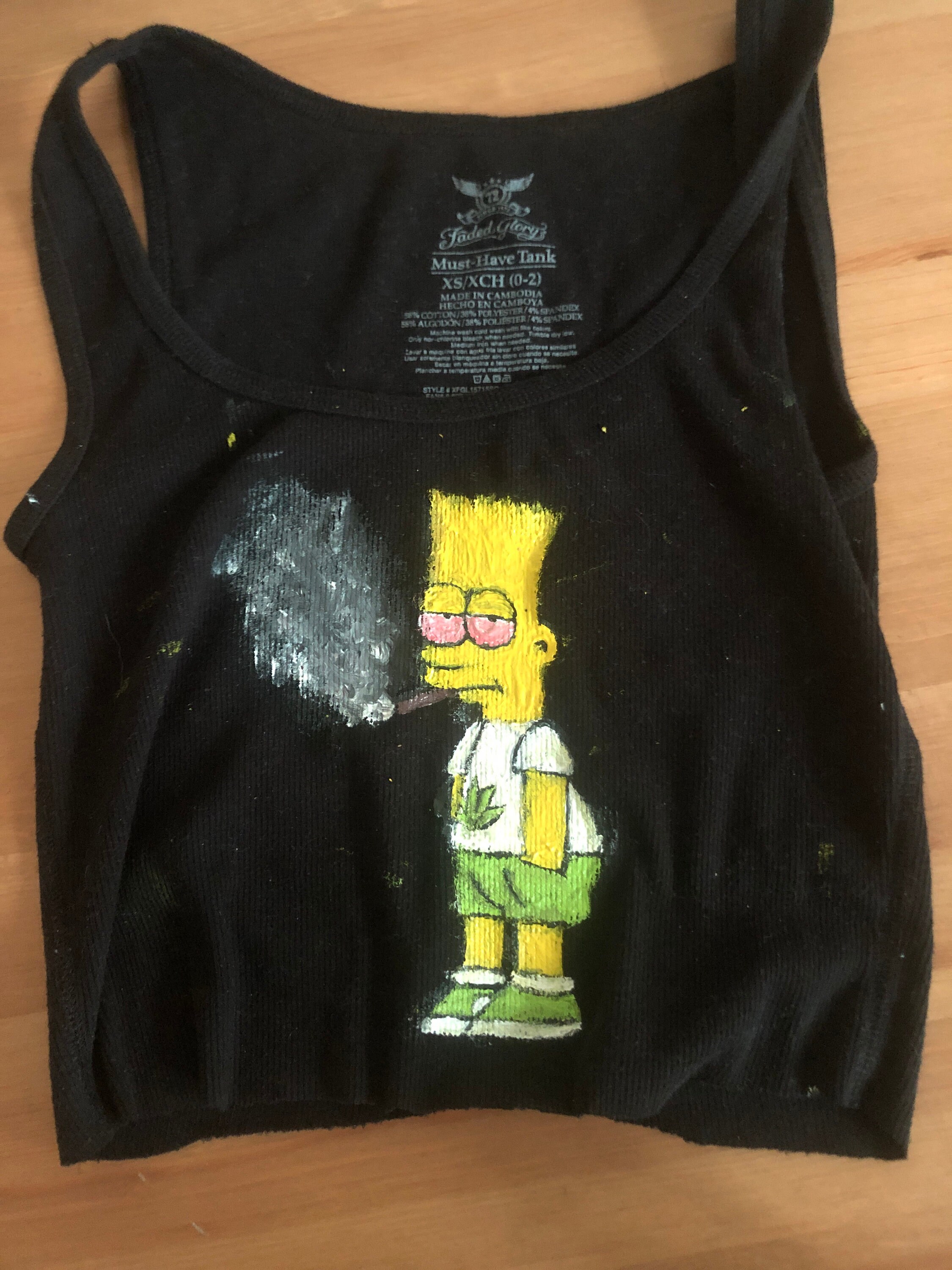 Stoner Bart Simpson | Etsy