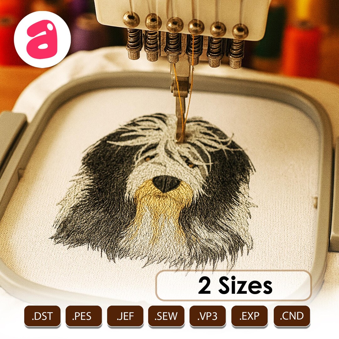 Old English Sheepdog Machine Embroidery Designs - Etsy