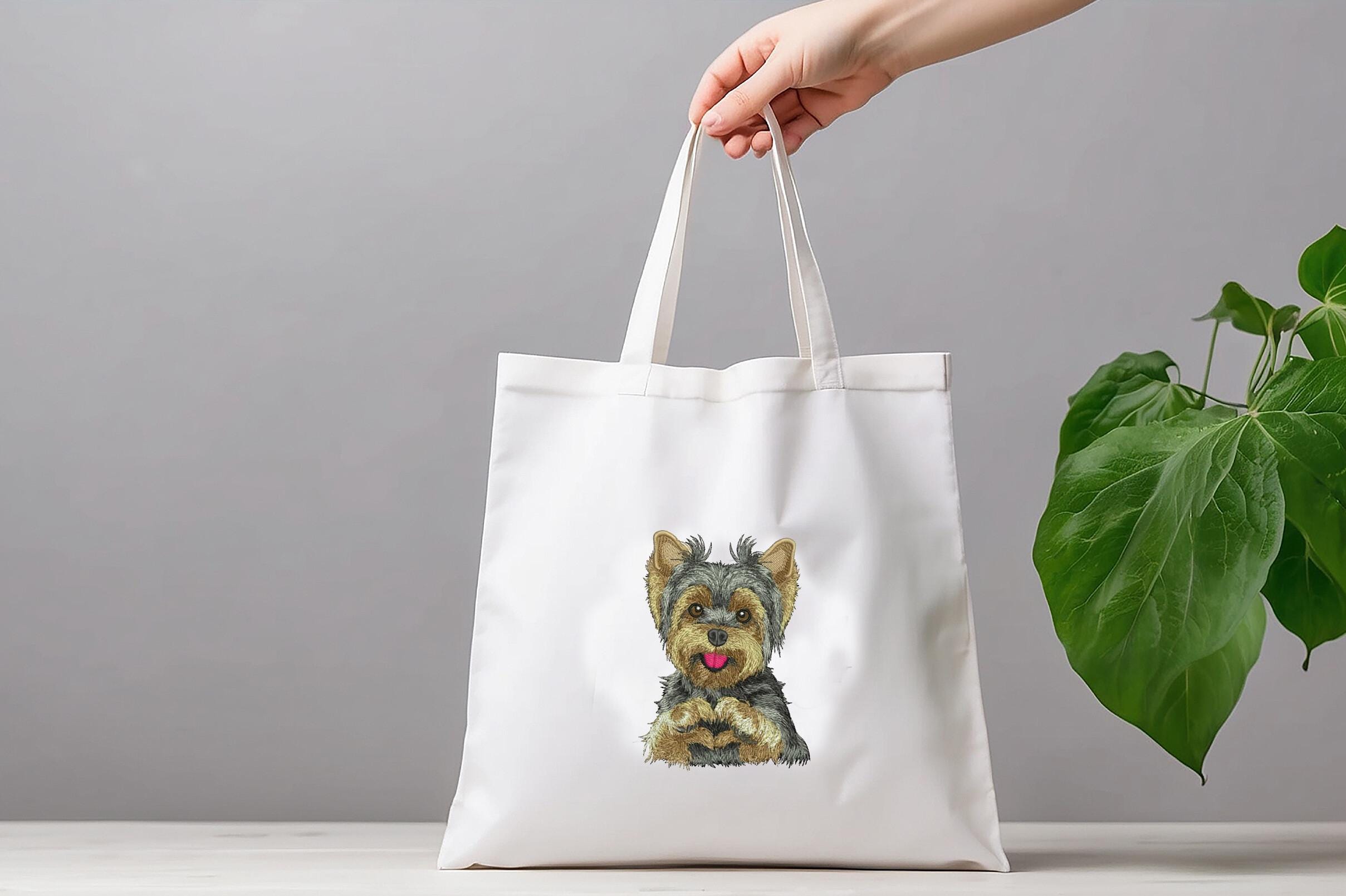 Yorkie Dog Embroidery Design: Realistic Pet Portrait (PES, DST, JEF ...