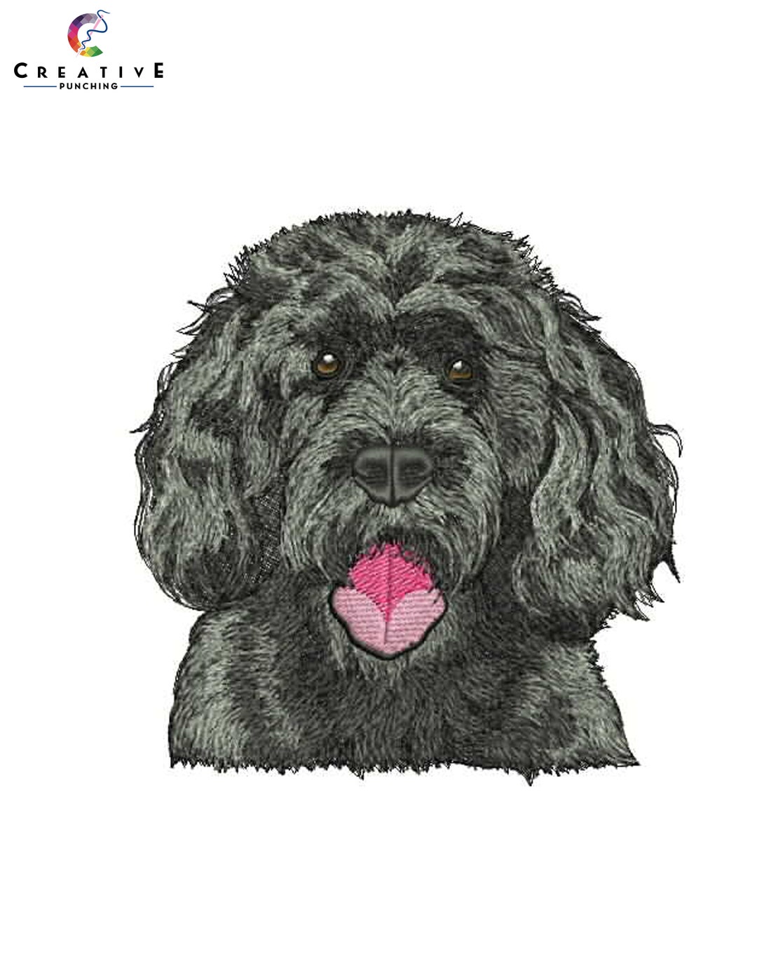 Portuguese Water Dog Embroidery Designs Dog Machine Embroidery Digital ...