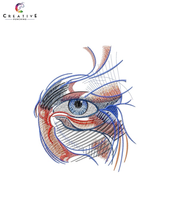 Eye Embroidery Designs Beautiful Eye Embroidery Tshirt Trendy - Etsy