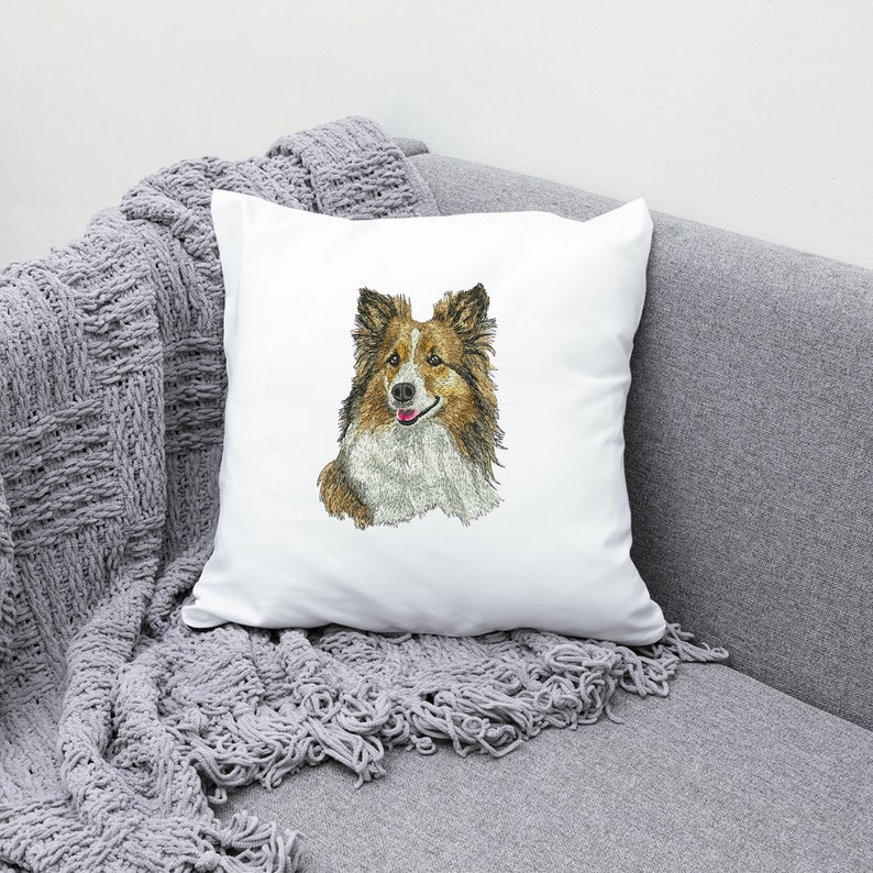 Sheltie Dog Machine Embroidery Design - Etsy