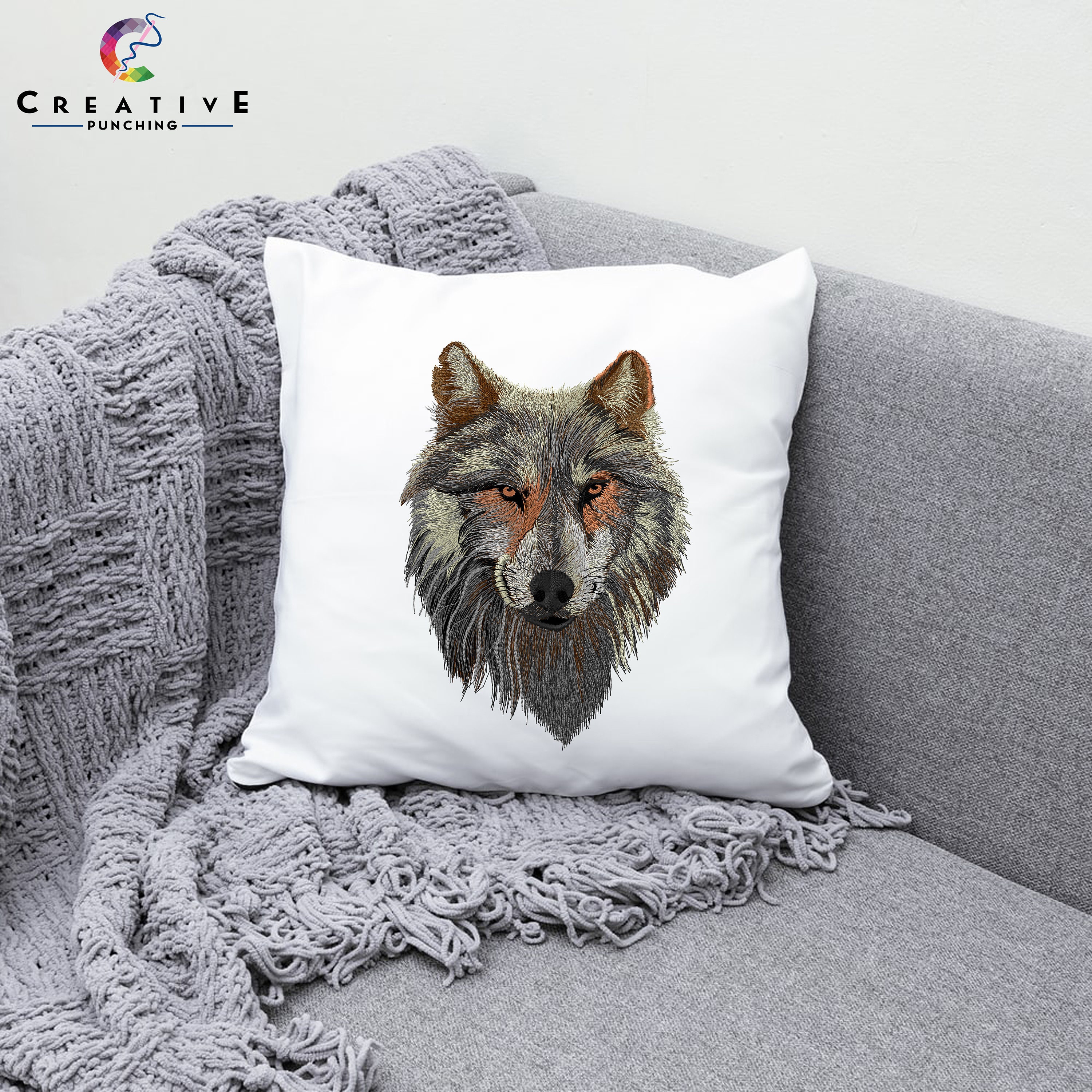 Wolf Embroidery Designs - Etsy