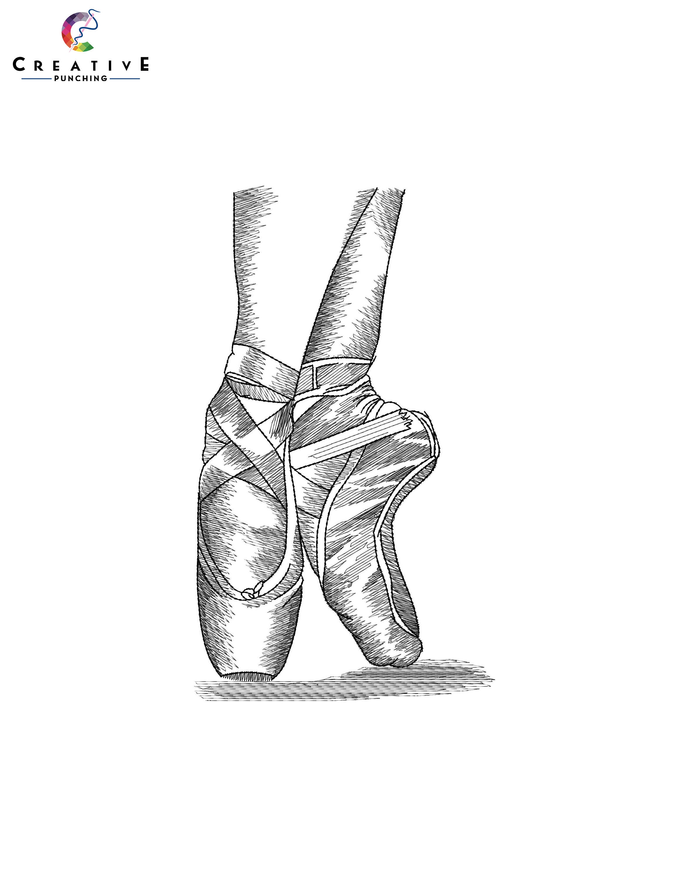 Ballet Dancing Embroidery Designs Embroidery Ballet Shoes - Etsy