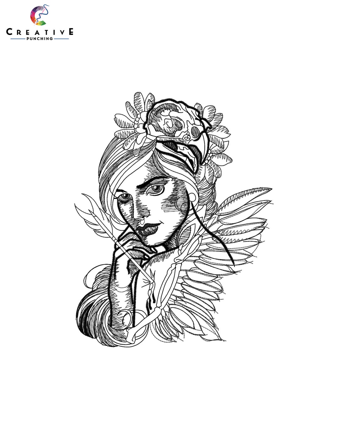 Fairy Embroidery Designs Beautiful Fairy Doll Machine Embroidery ...