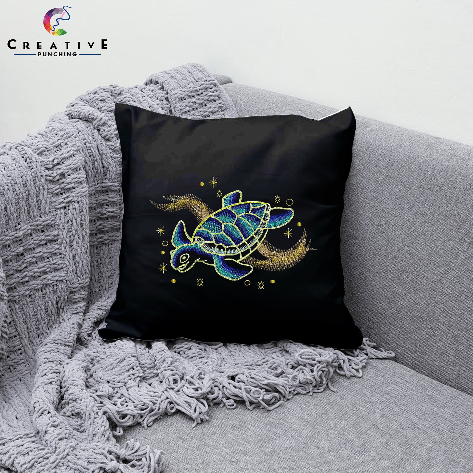 Turtle Dark Fantasy Embroidery Designs Turtle Dark Fantasy - Etsy