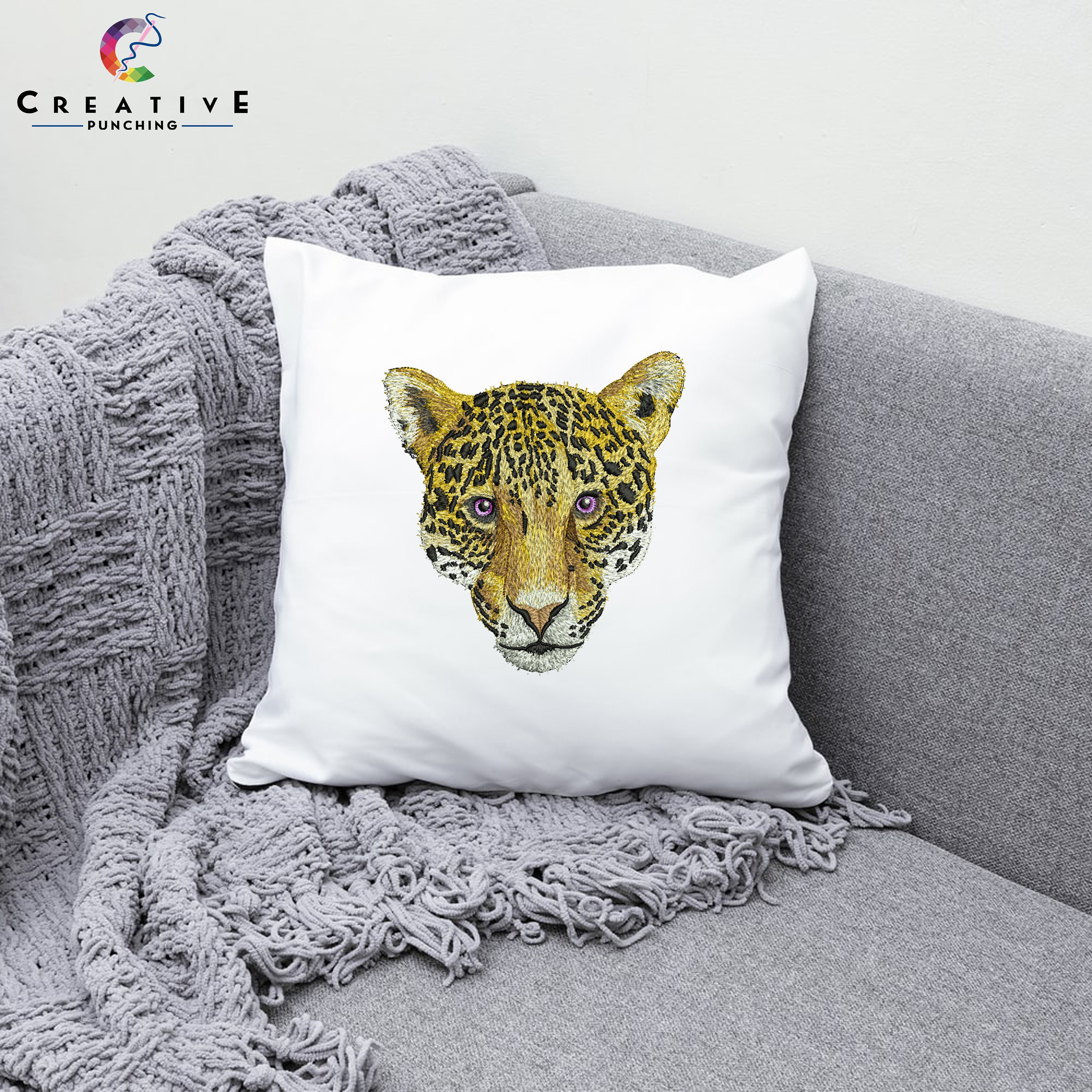 Leopard Machine Embroidery Design - Etsy