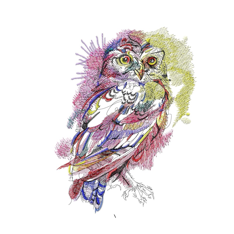 Owl Embroidery - Etsy