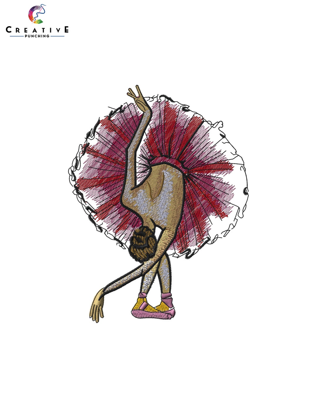 Dancing Girl Embroidery Designs Ballet Dancing Embroidery Designs ...