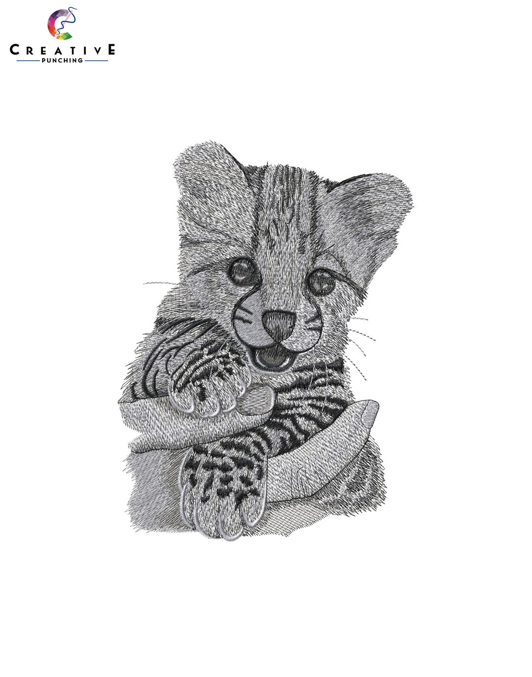 Tiger Cub Embroidery Designs Tiger Printable T Shirt Machine Embroidery ...