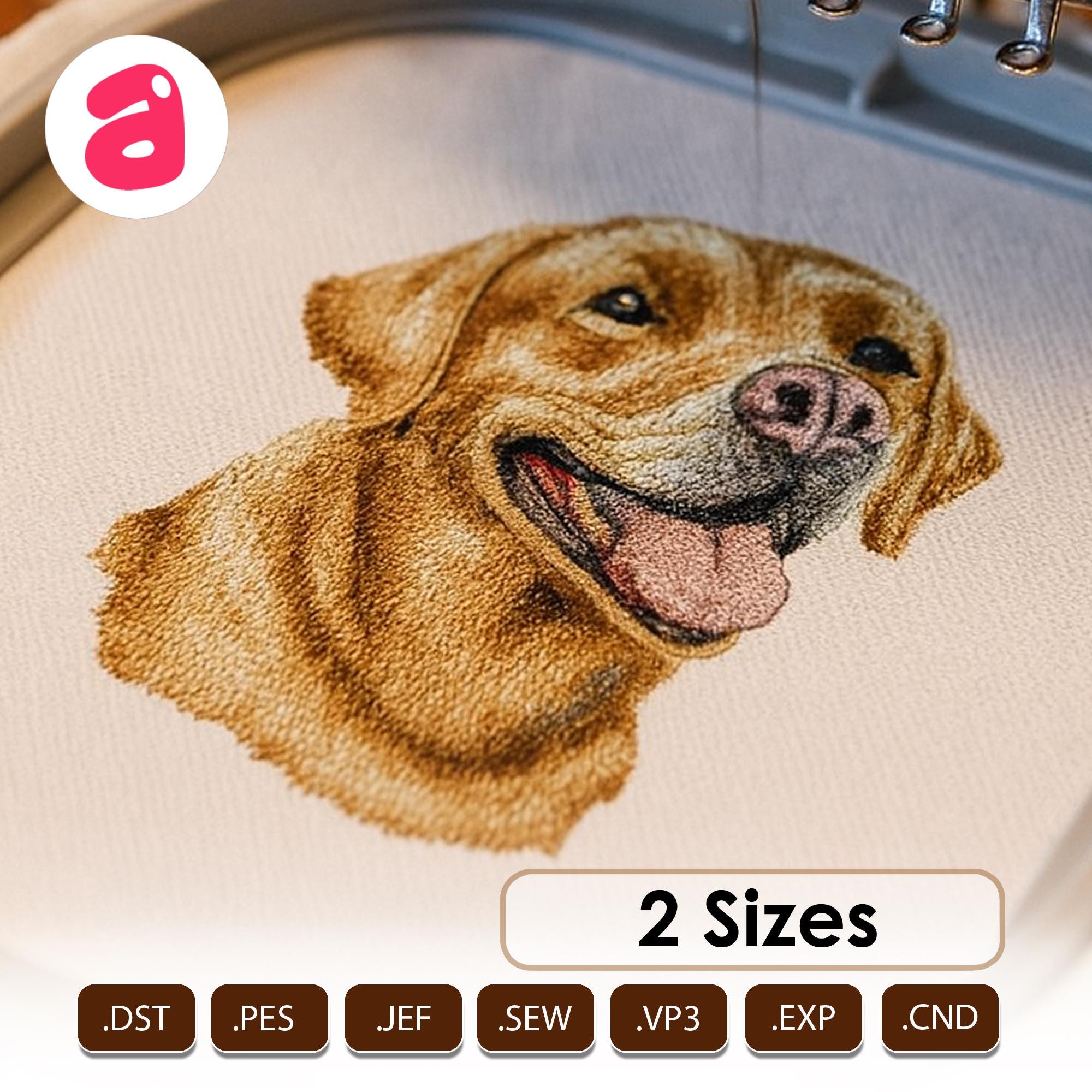 Labrador Retriever, Machine Embroidery Design - Etsy