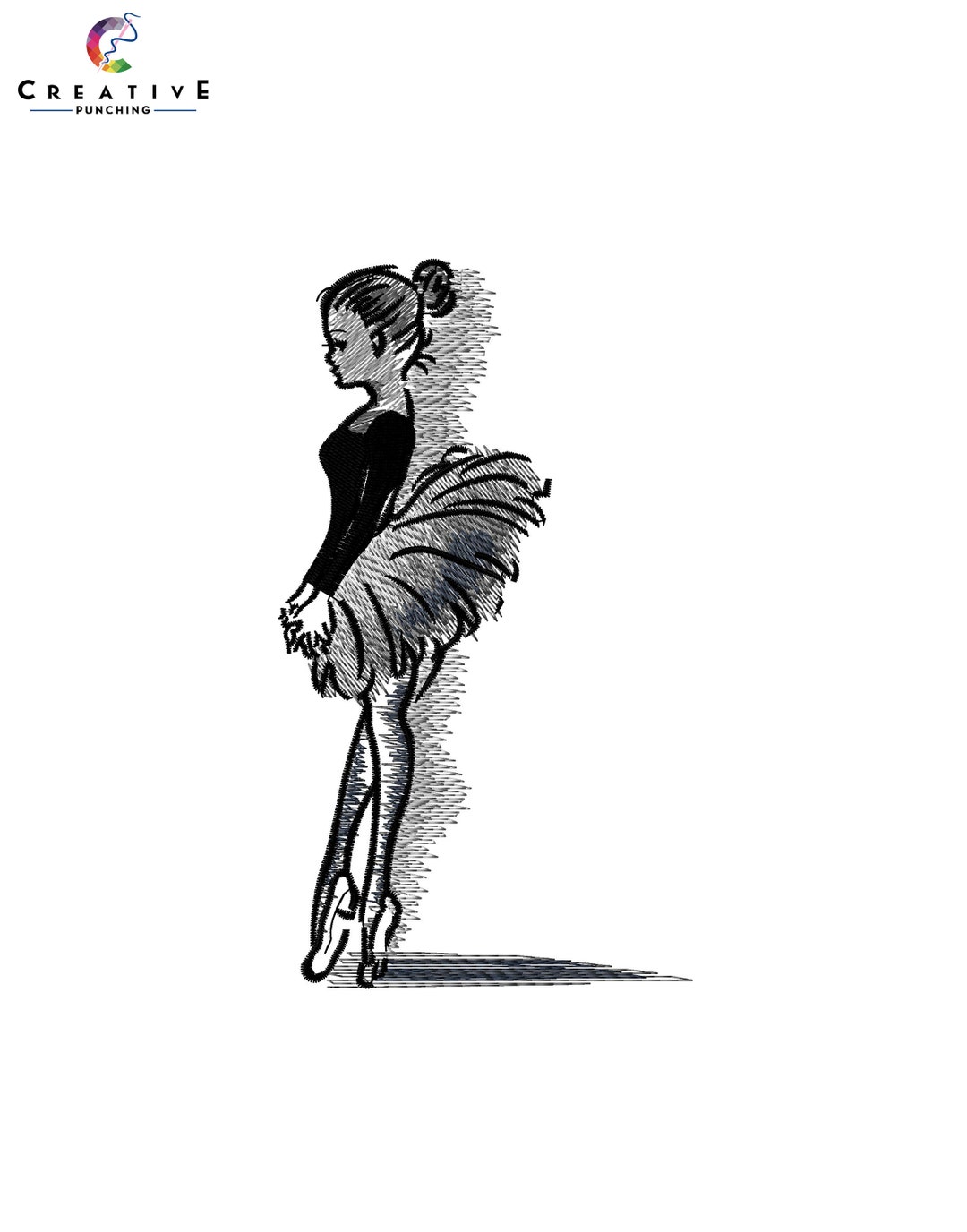 Ballet Dance Embroidery Designs Sketching Applique Embroidery Designs ...