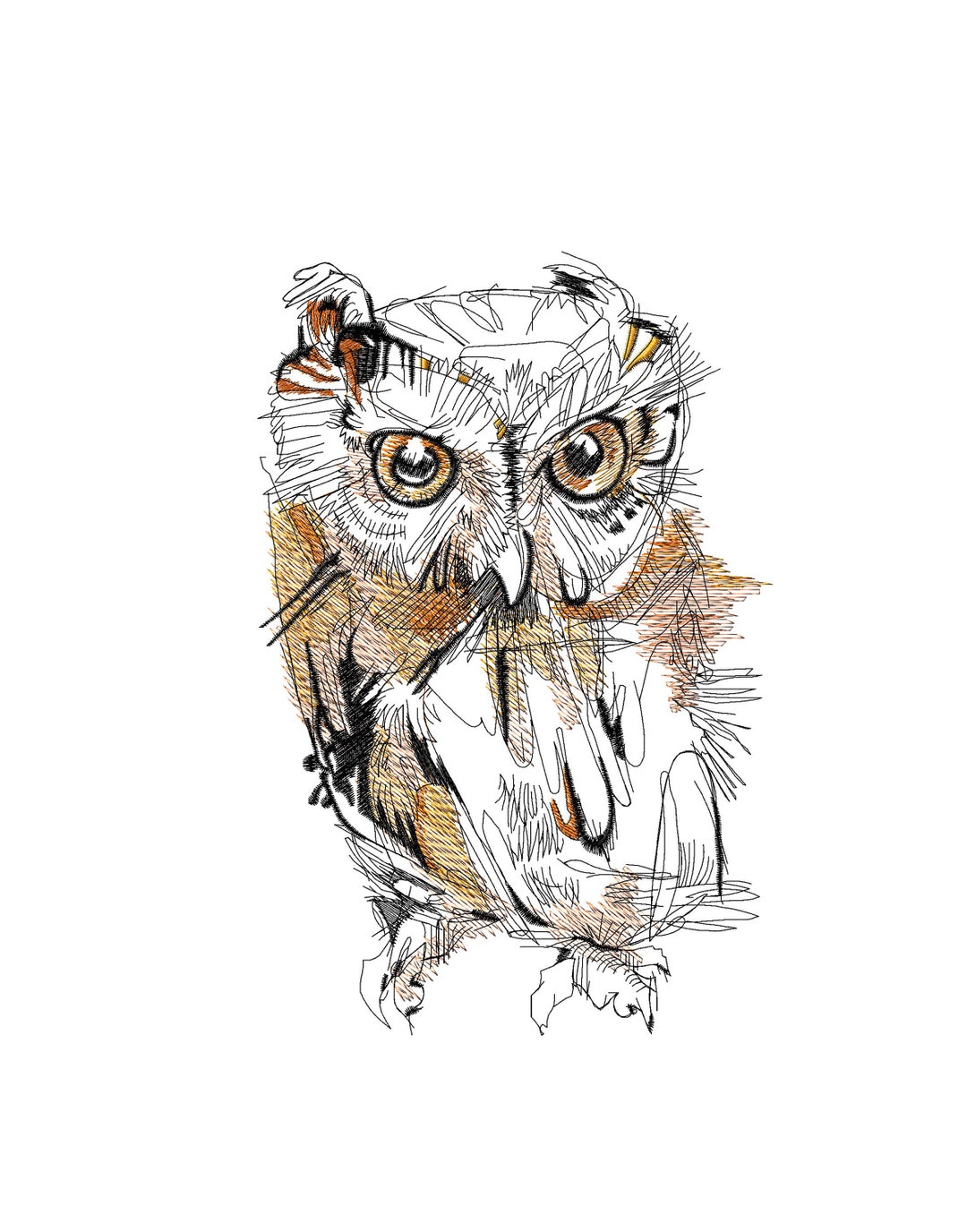 Owl Art Embroidery Designs, Machine Embroidery Designs, Artistic ...