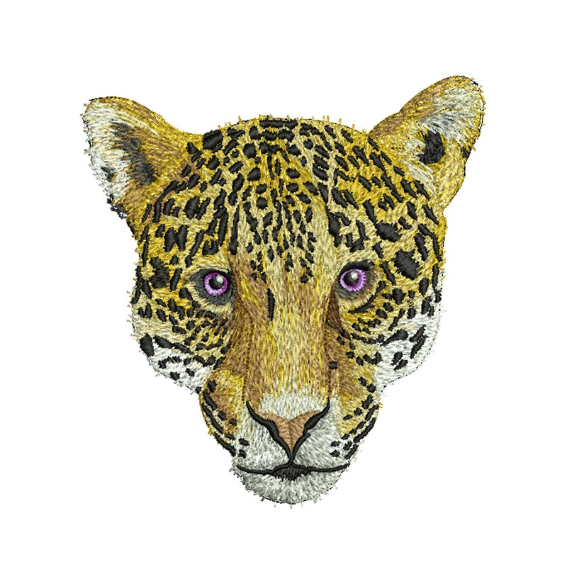Leopard Embroidery Designs - Etsy