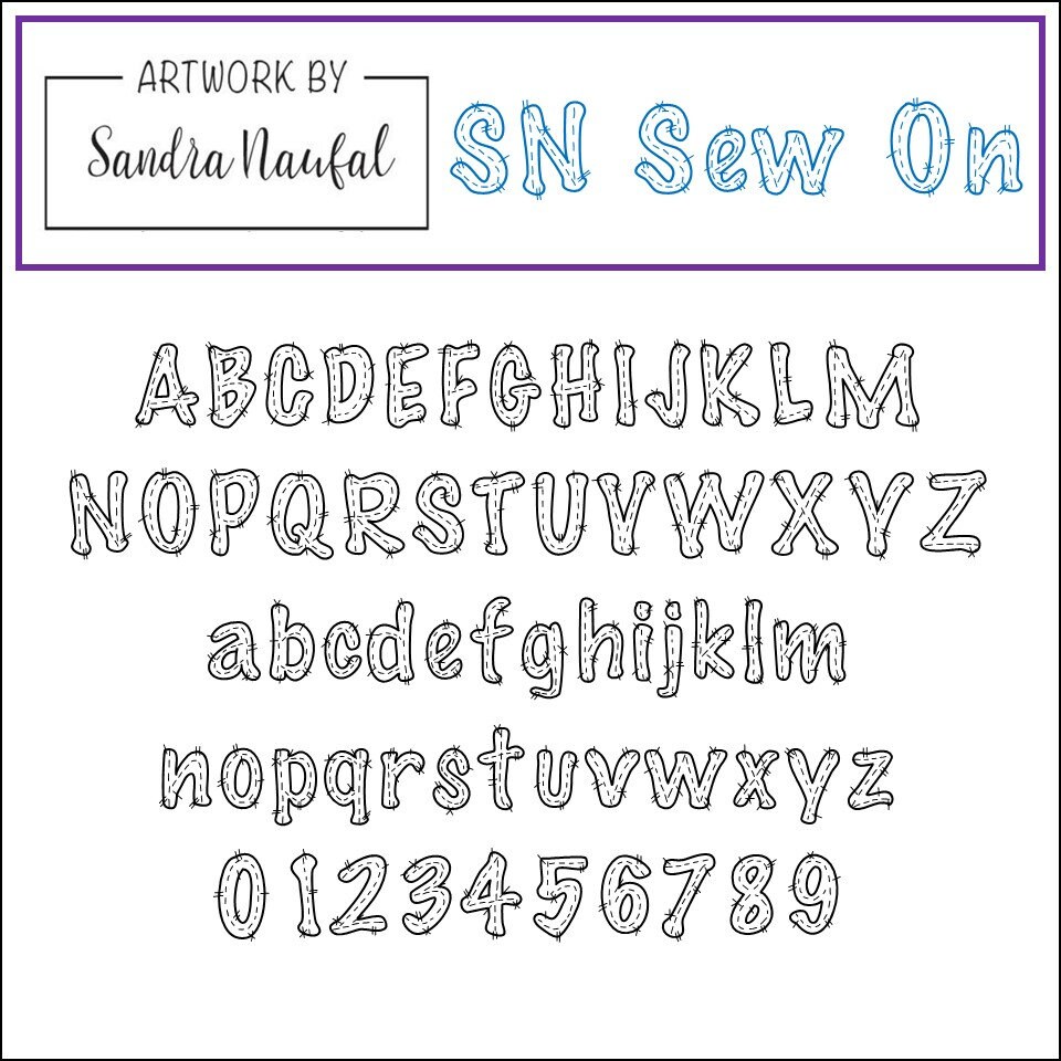 Sewing Fonts - Etsy