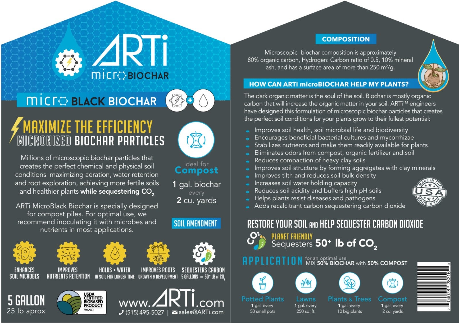 Arti Micronized Biochar microblack - Etsy