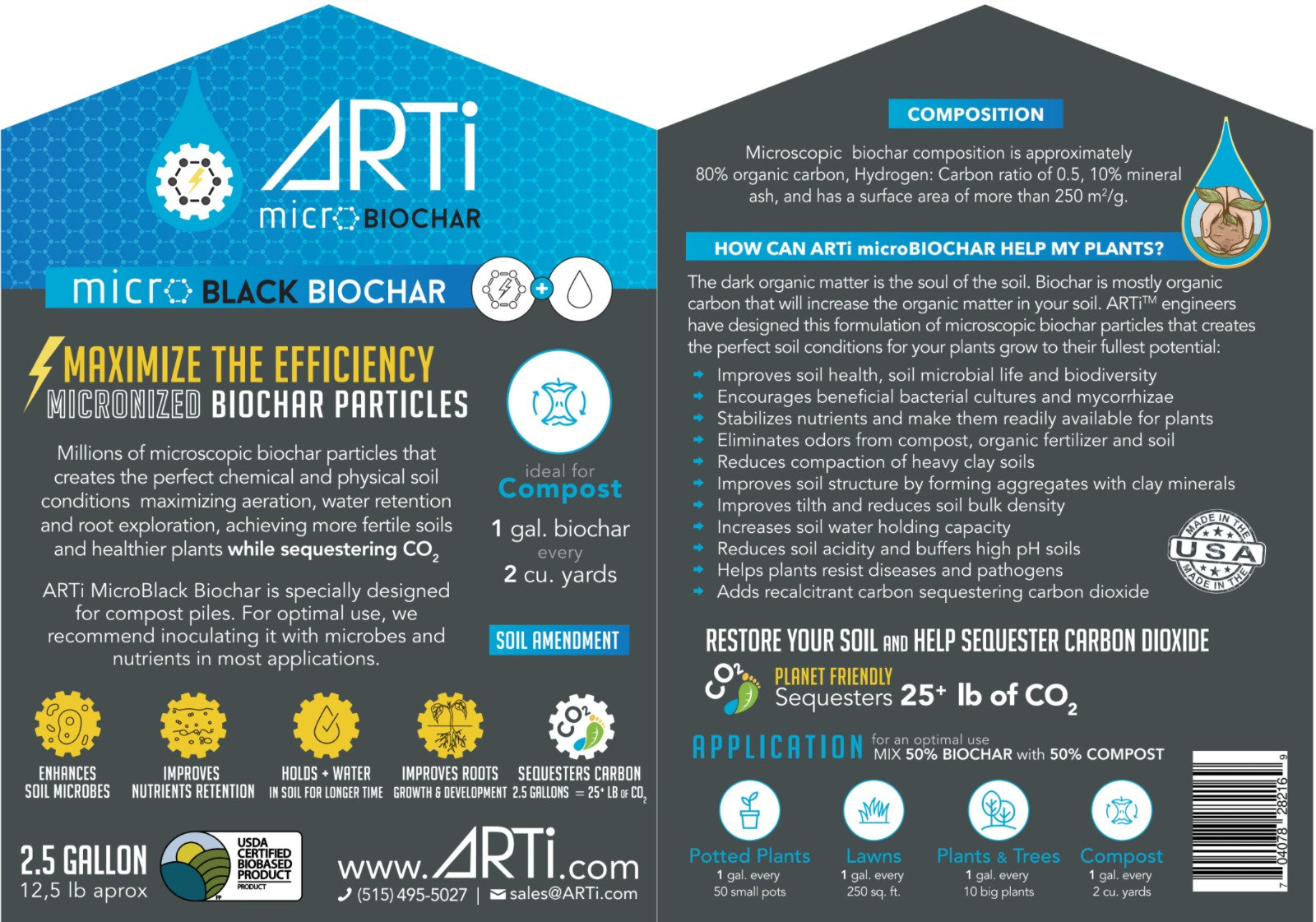 Arti Micronized Biochar microblack - Etsy