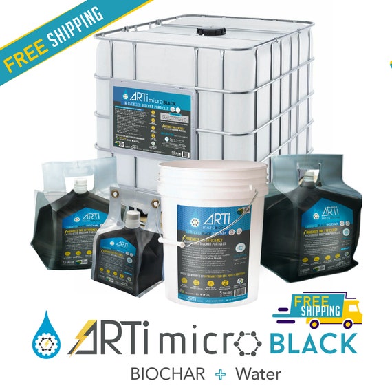Arti Micronized Biochar microblack. Charge Compost to | Etsy