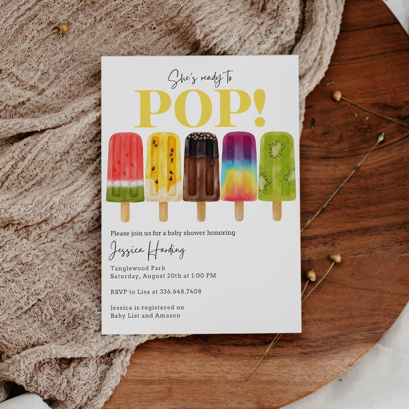 Popsicle Baby Shower - Etsy