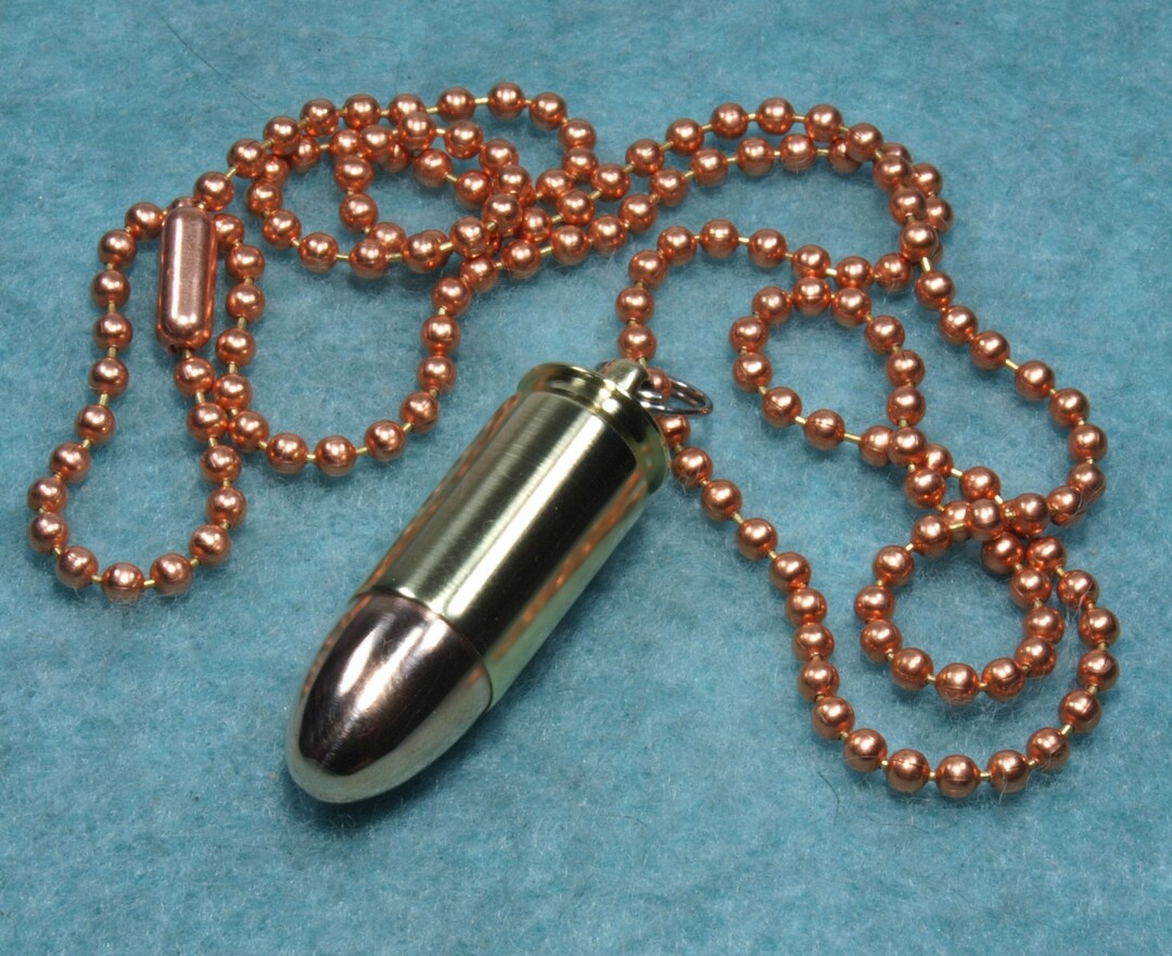 9mm Automatic Luger Bullet Funeral Ashes Keepsake Urn Necklace - Etsy
