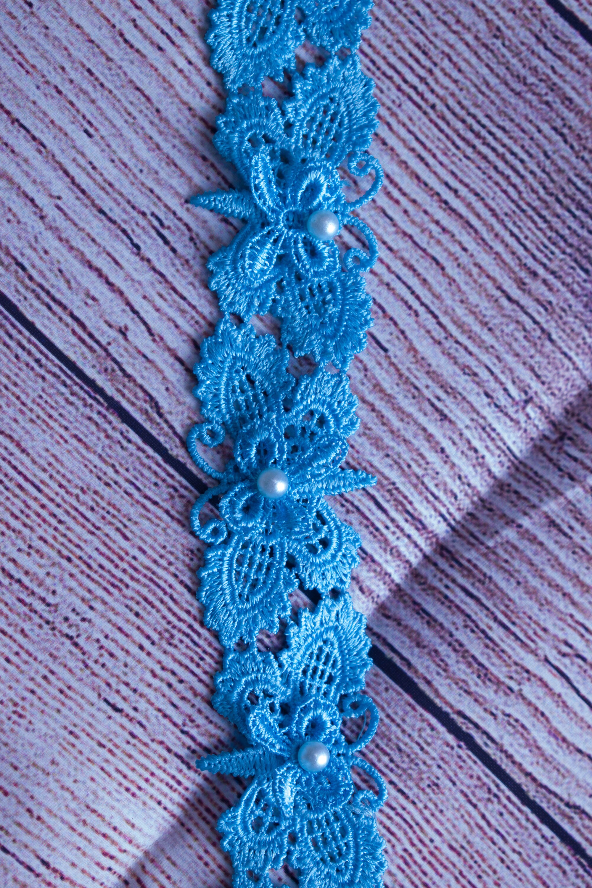 Blue Butterfly Lace Trim. Venice Lace. Vintage Lace, Wedding, Bridal ...