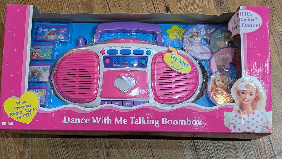 Barbie Dance With Me Talking Boombox New In Original Packaging Etsy