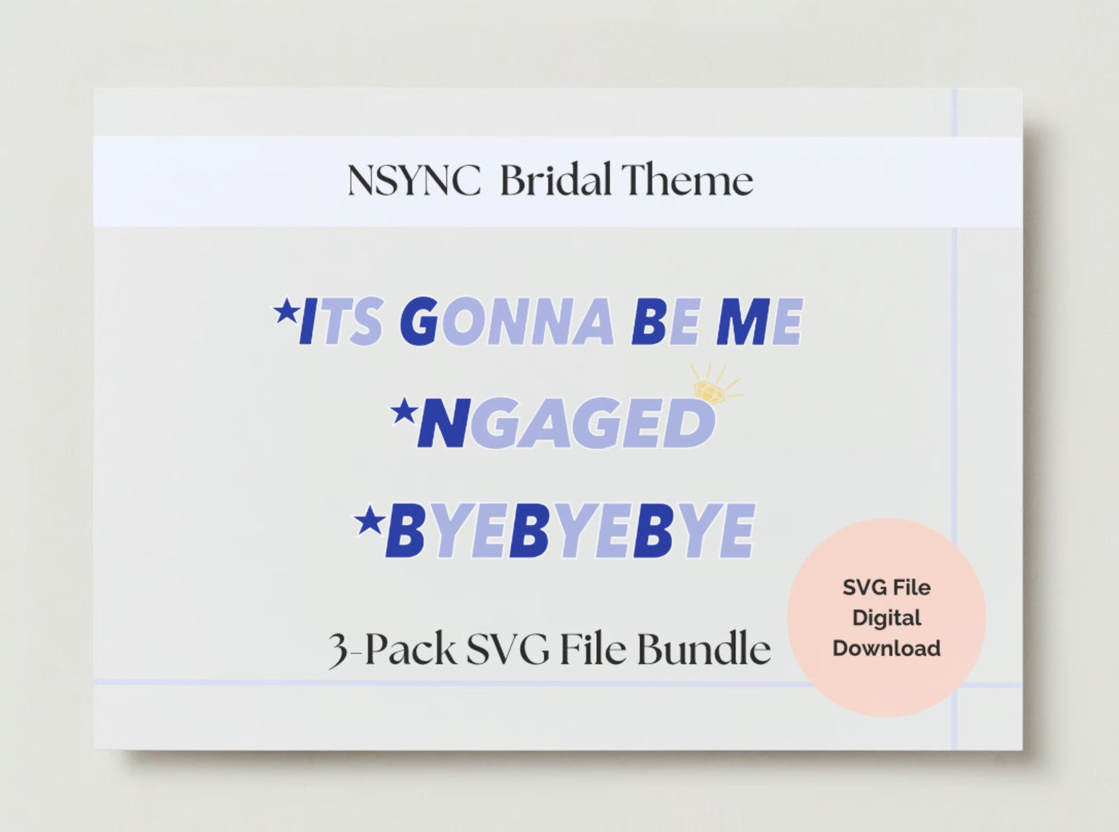 NSYNC Bridal Bundle - SVG Downloadable File - Bachelorette Party Pack ...
