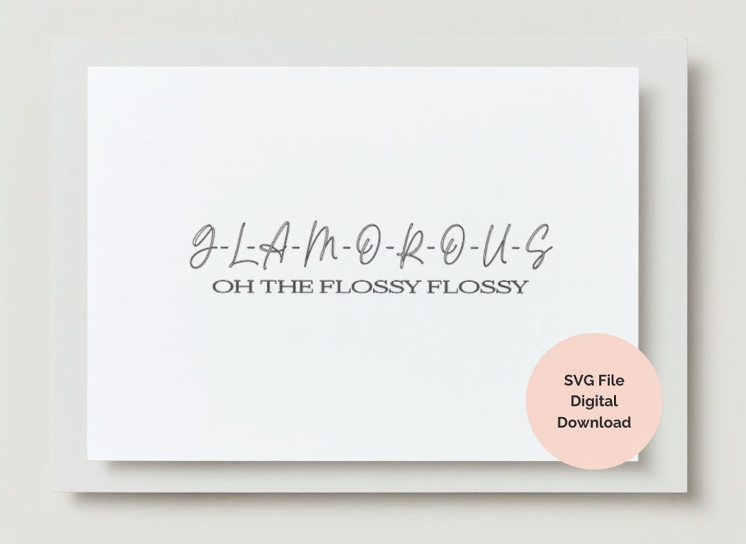 Glamorous Fergie Quotes SVG Downloadable File DIY Cricut Unique ...