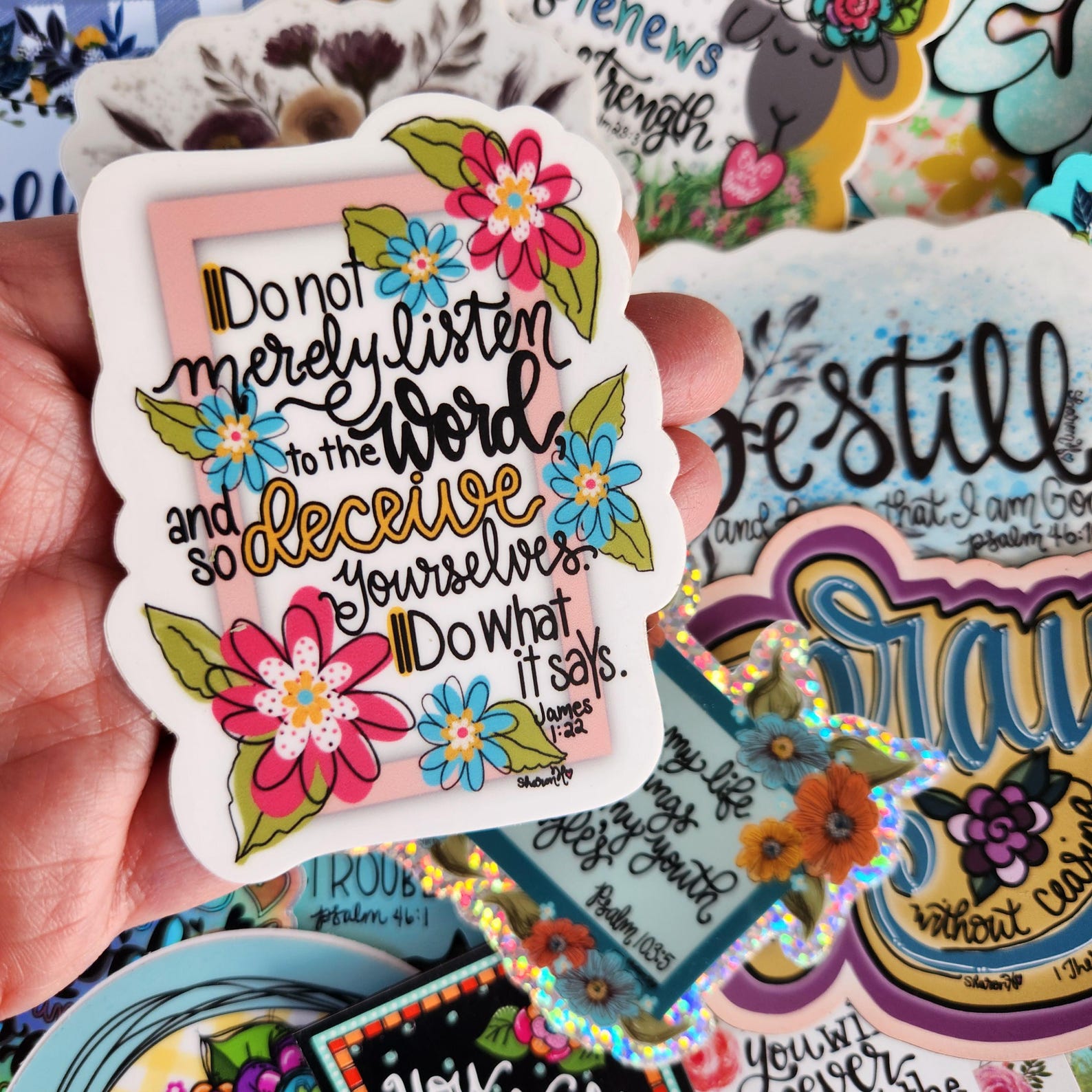 Do Not Merely Listen to the Word..do What It Says, Bible Verse Vinyl ...