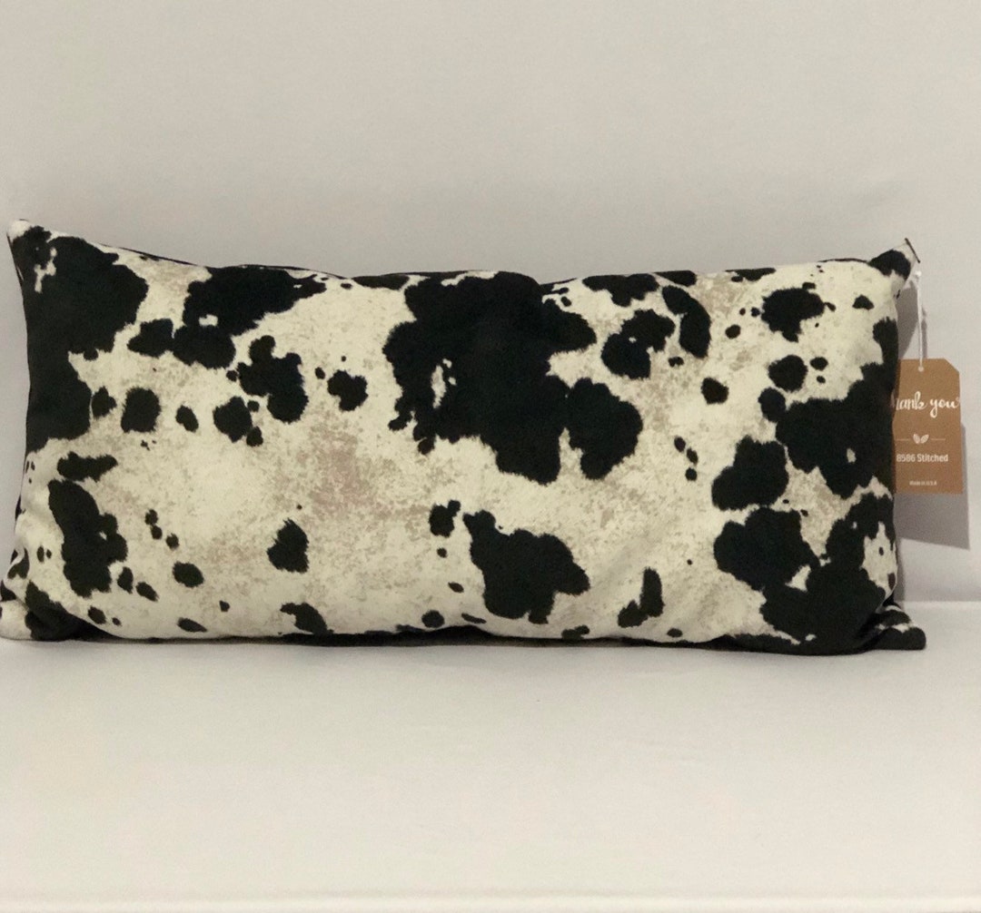 Cow Print Lumbar Pillow-throw Pillowdecorative Pillow Home Decor ...