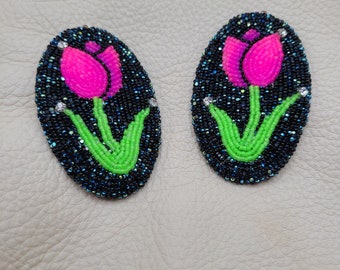 Sticker Native American Beaded Rainbow Rose - Etsy