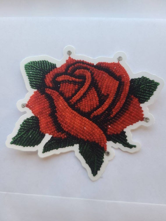 Native American Beaded Roses