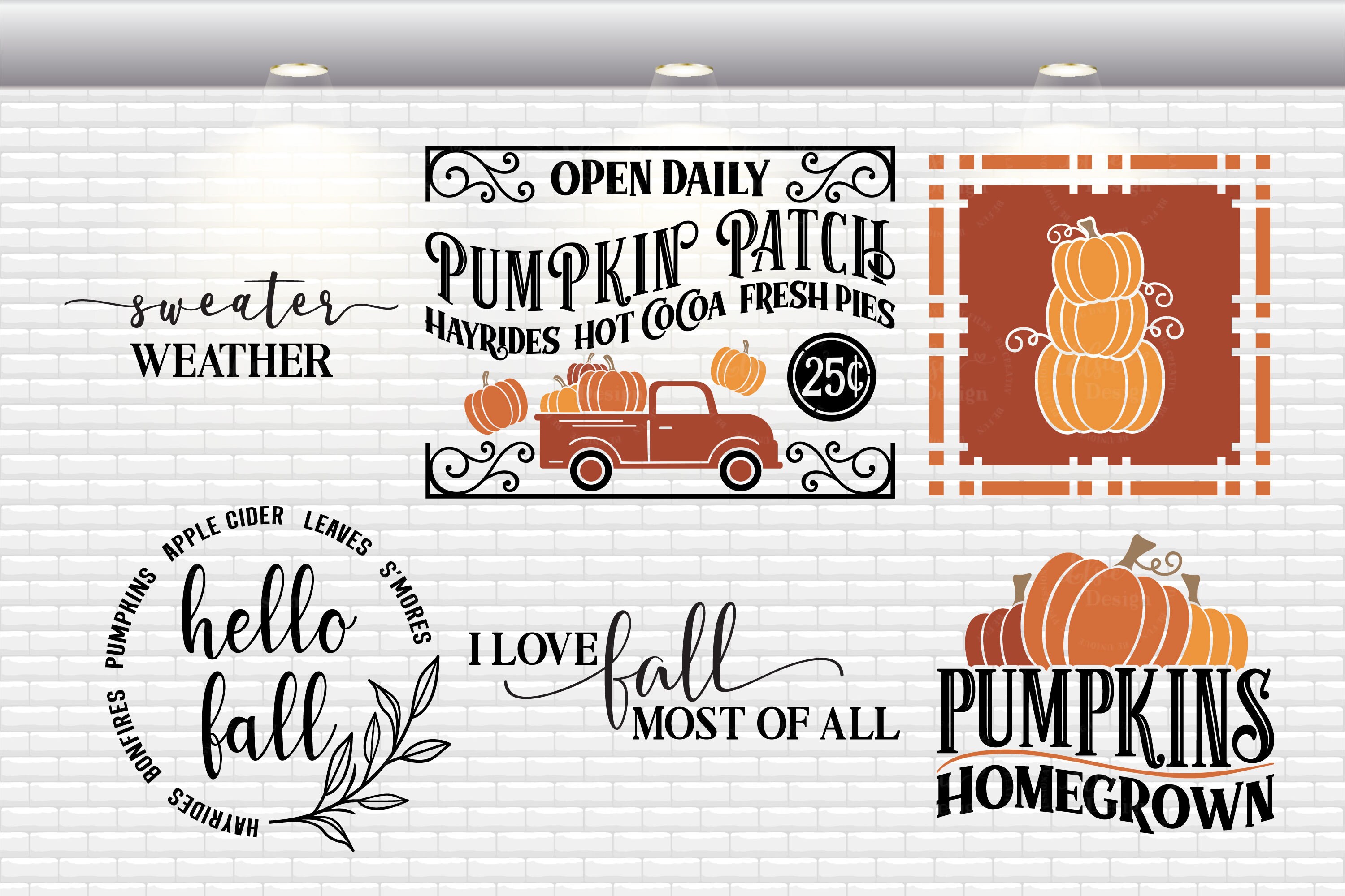 Farmhouse Fall Svg Bundle Farmhouse Sign Svg Bundle Fall | Etsy