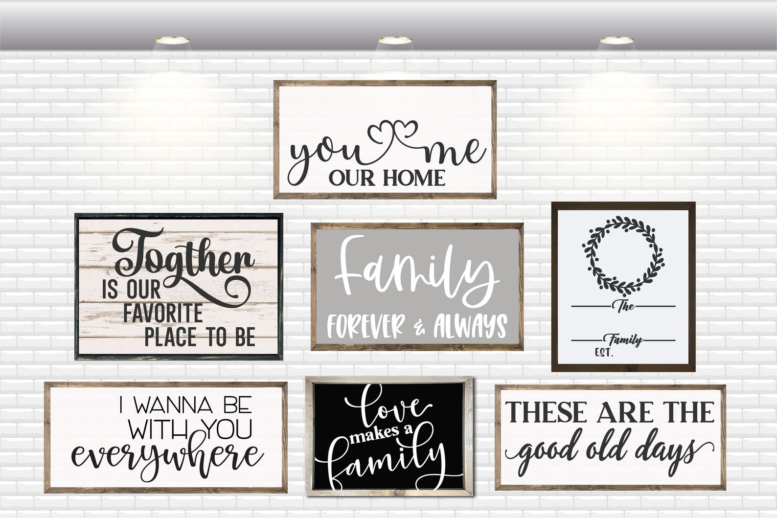 Farmhouse Sign SVG Bundle | Rustic Farmhouse Svg | Family Quotes Svg ...