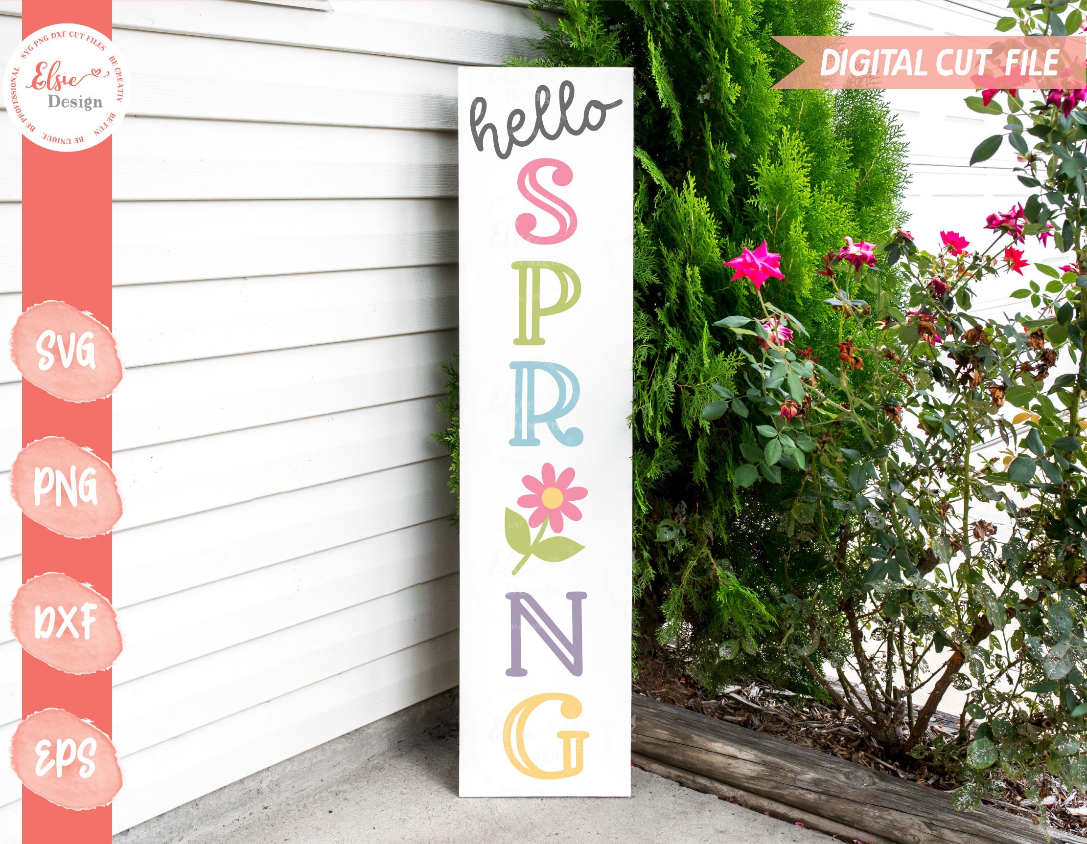 Hello Spring Svg Hello Spring Porch Sign Svg Welcome Porch | Etsy