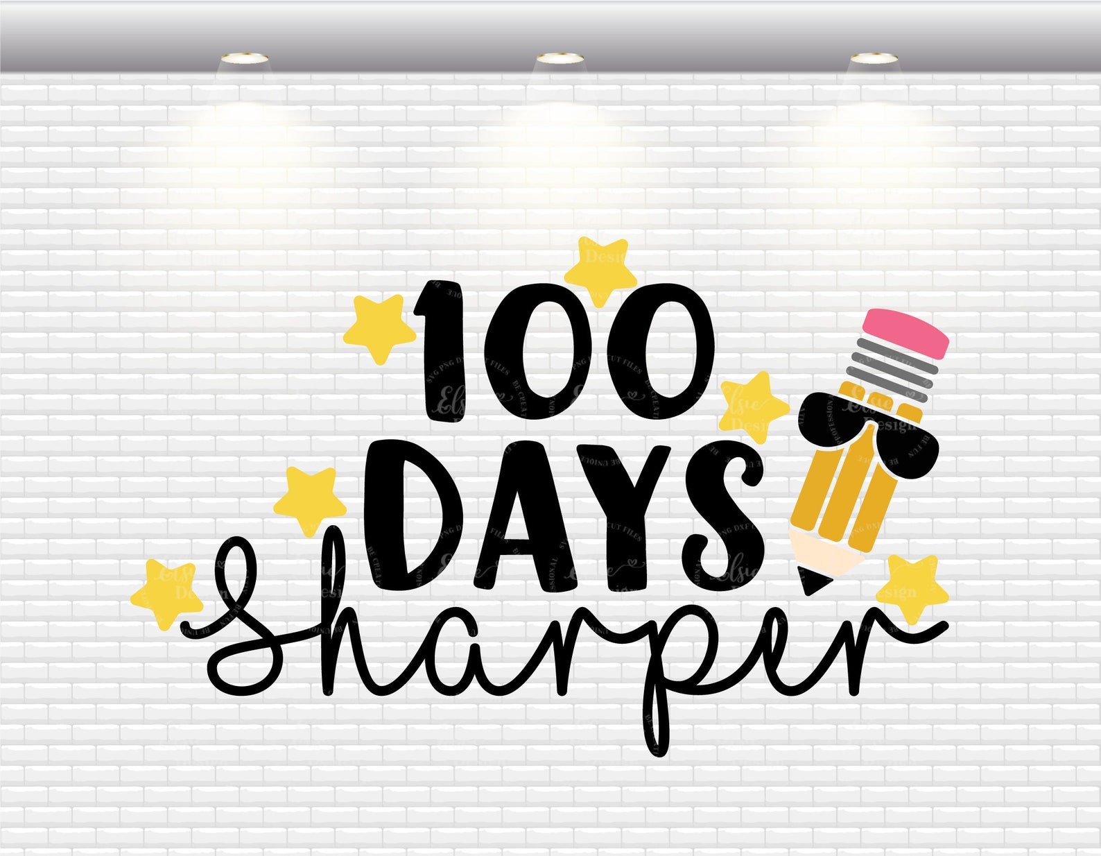 100 Days of School Svg 100 Days Sharper Svg 100th Day of - Etsy