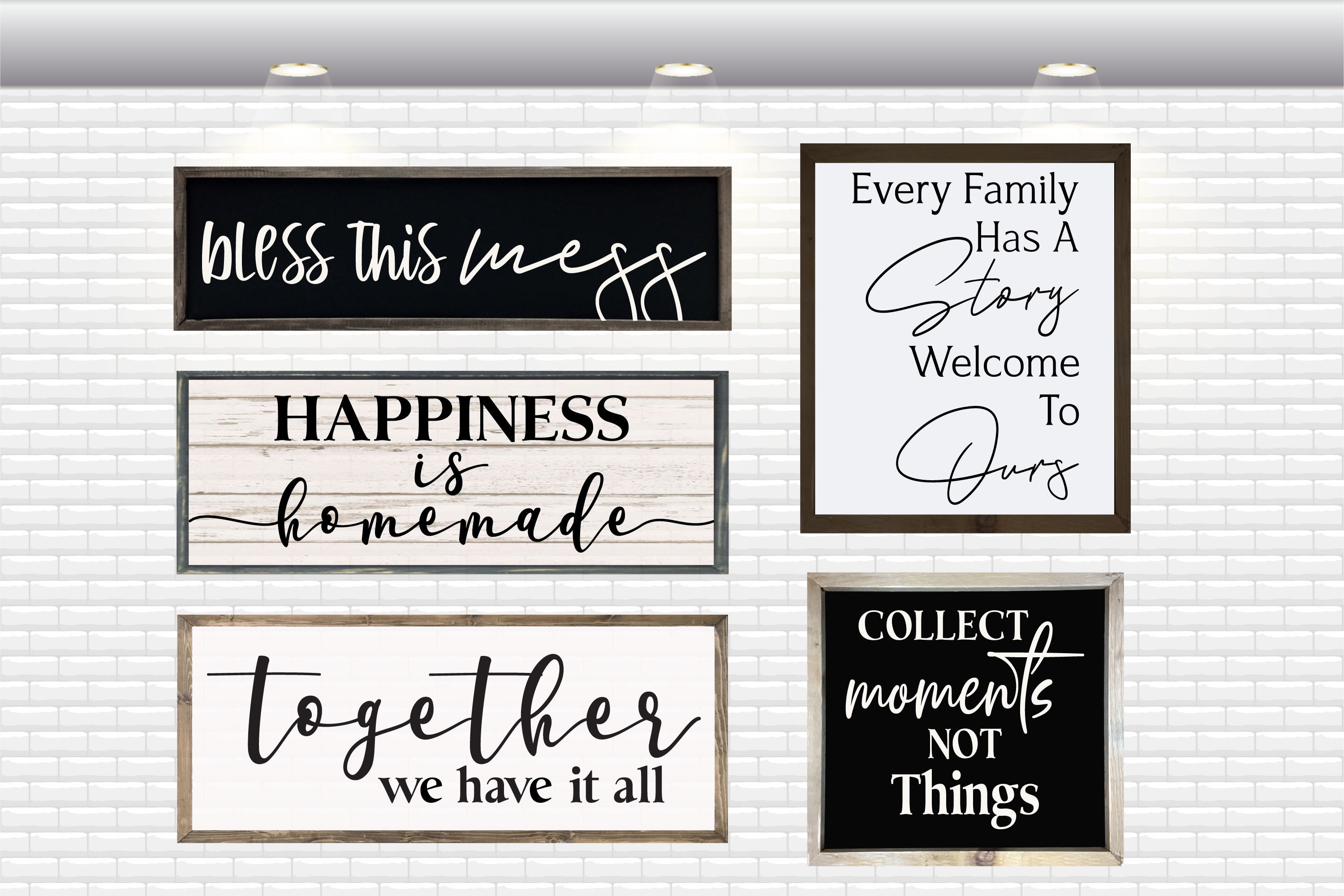 Farmhouse Sign SVG Bundle Rustic Farmhouse Svg Family - Etsy Canada