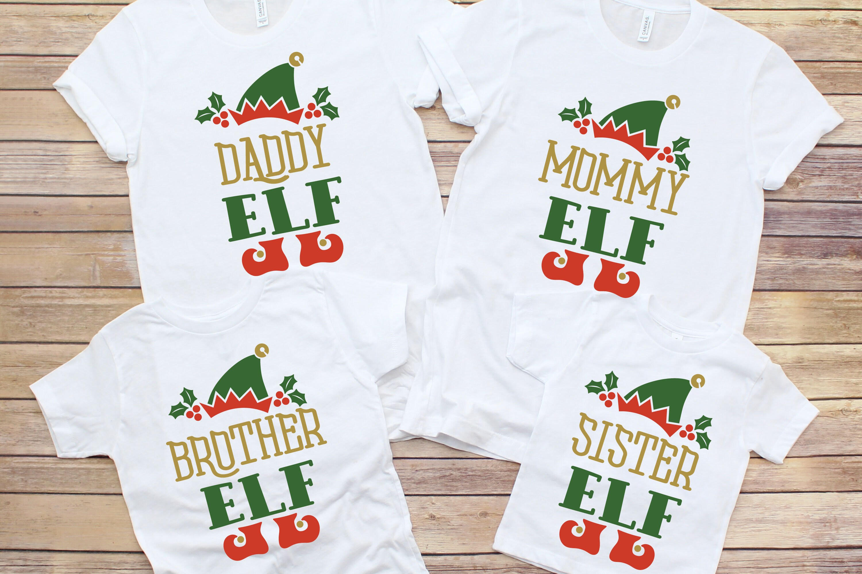 Elf Family Svg Bundle, Family Elves Svg, Christmas Shirt Svg, Mommy Elf ...