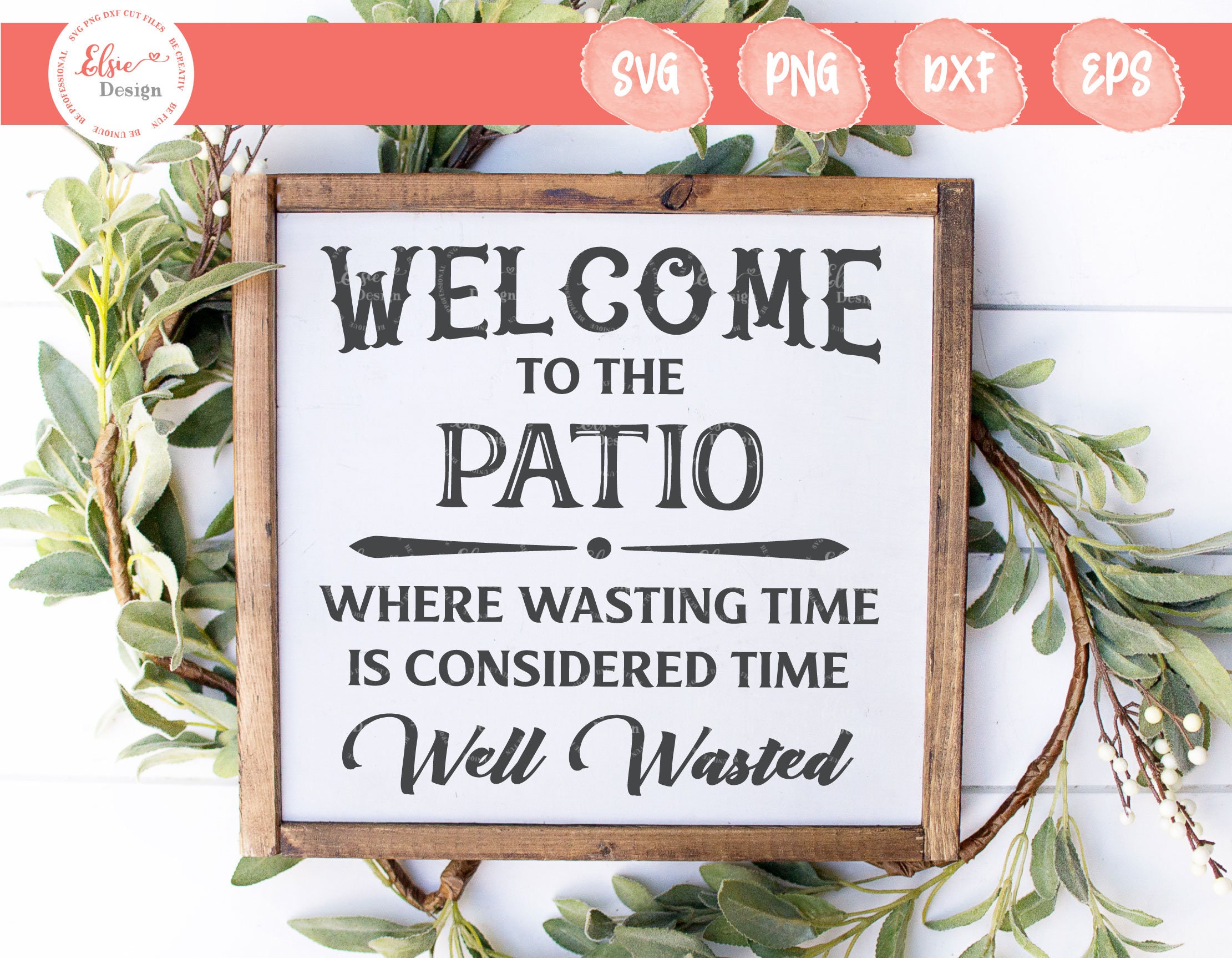 Welcome to the Patio Svg Backyard Sign Svg Patio Sign Svg - Etsy