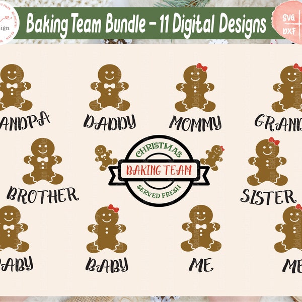 Gingerbread Family - Etsy