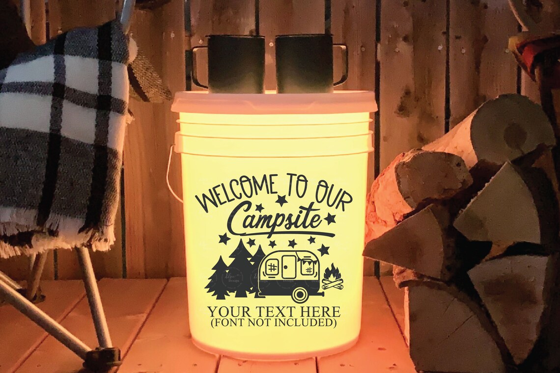 Camping SVG Bundle Camping Bucket Bundle Camping Bucket Svg | Etsy