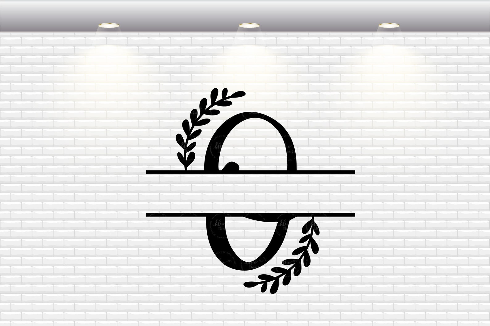 Handlettered Split Monogram Letter O Svg Split Letter Svg - Etsy