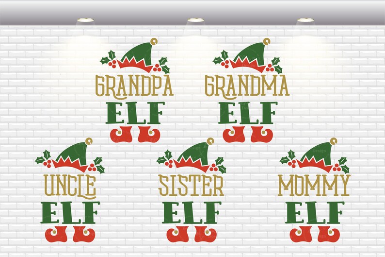 Elf Family Svg Bundle, Family Elves Svg, Christmas Shirt Svg, Mommy Elf ...
