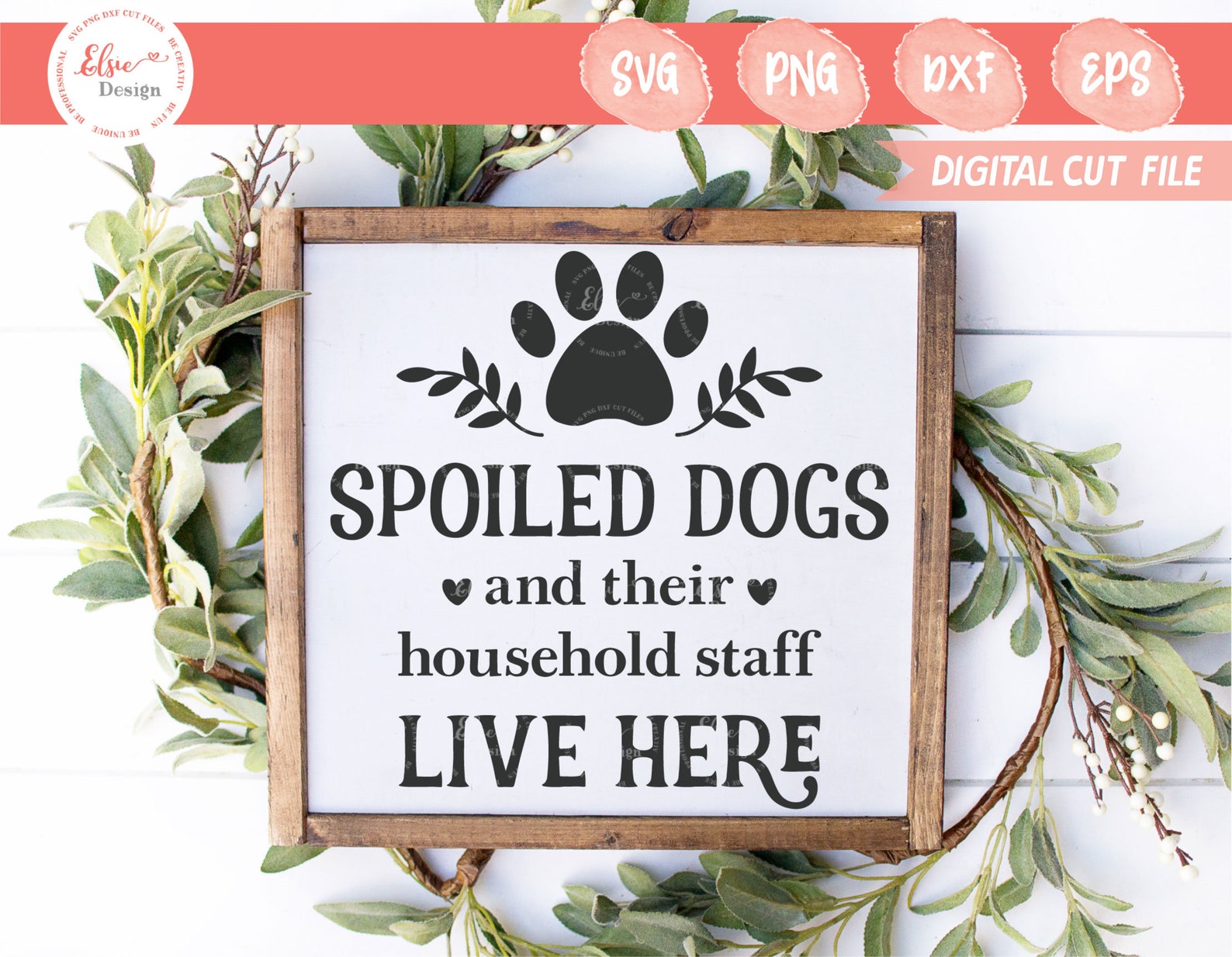 Dog Sign SVG | Dog Lover SVG | Farmhouse Sign | Paw Print Svg | Funny ...