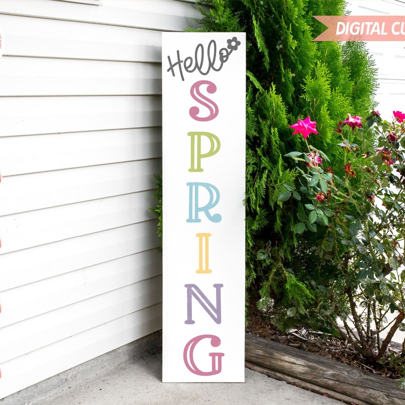 Spring Porch Sign - Etsy
